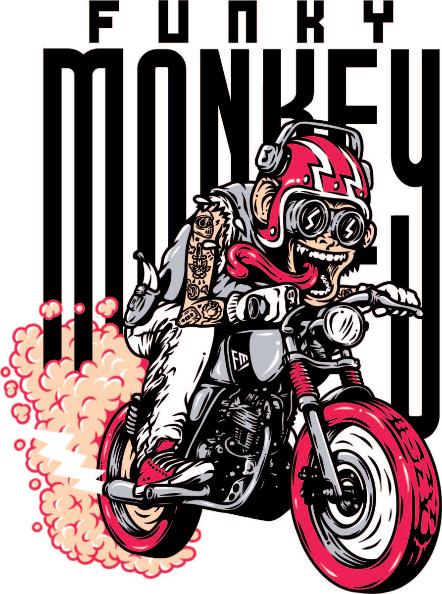 Merchandise - Funky Monkey – Mutt Motorcycles Singapore